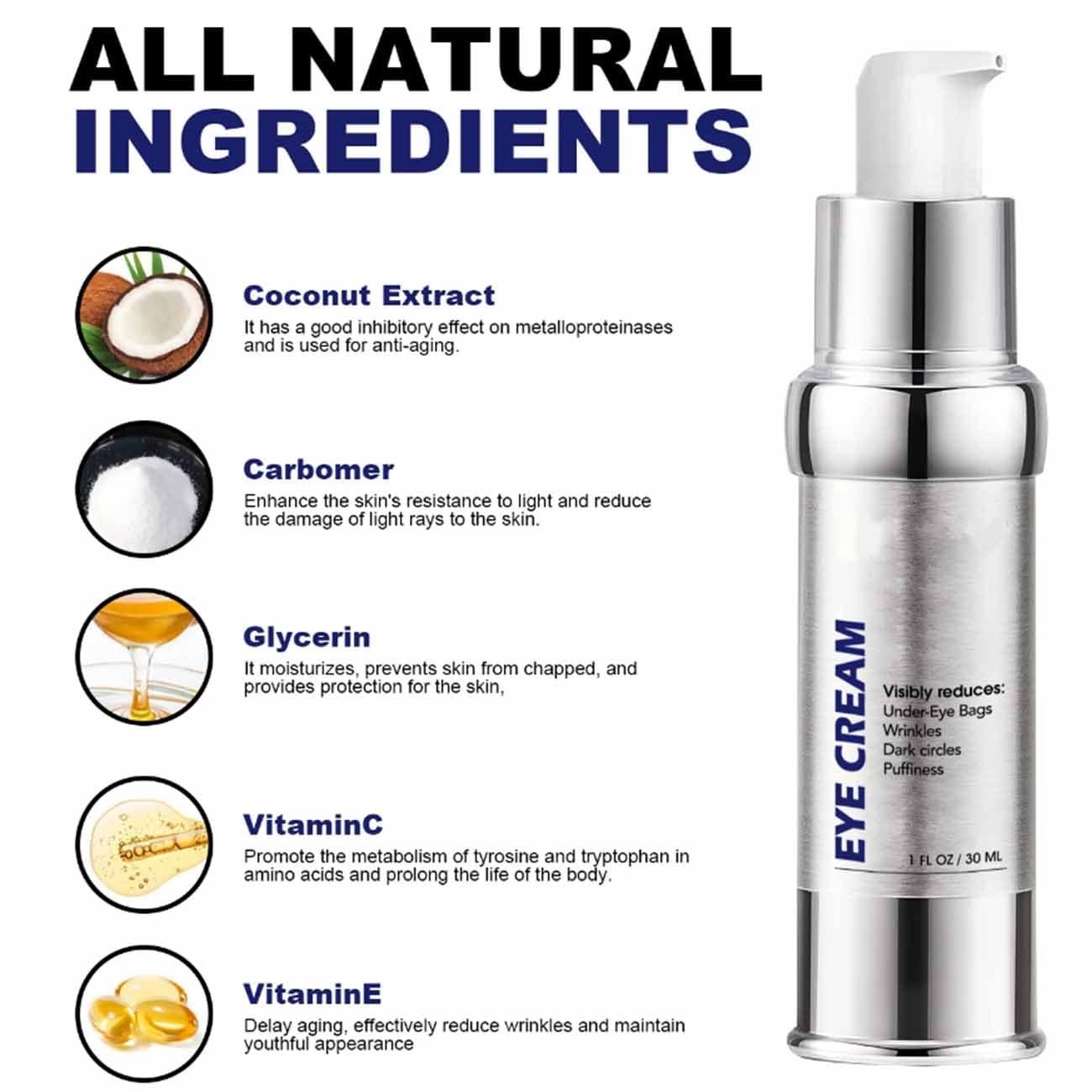 Glozie Instant Eye Lift Serum - Eye Bag Eraser & Anti-Aging Treatment ...