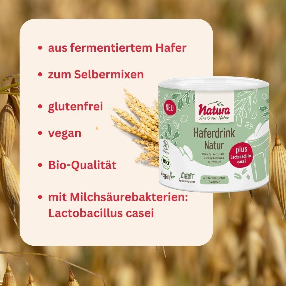 Natura Organic Oat Drink Powder - Gluten-Free Vegan No Added Sugar ...