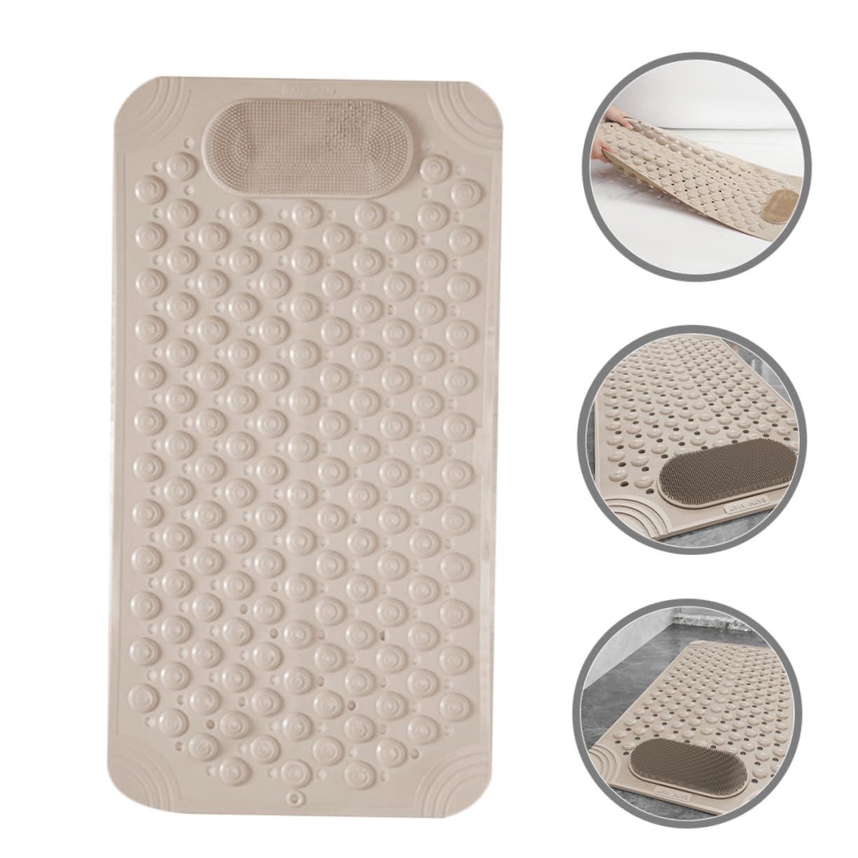 UKcooco Foot Scrubbing Mat Ultimate Shower Foot Massage & Cleaner with ...