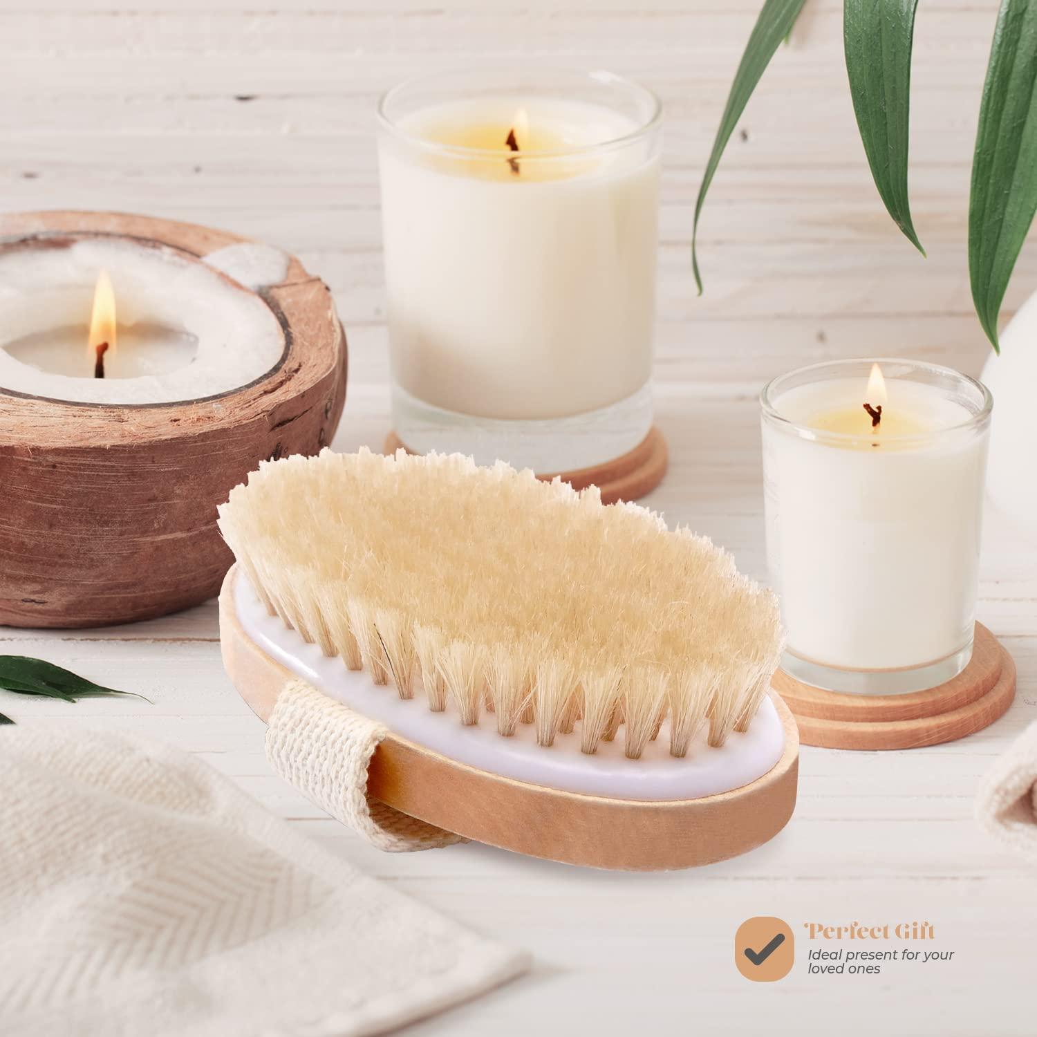 Dry Skin Body Brush - Improves Skin's Health and Beauty - Natural ...