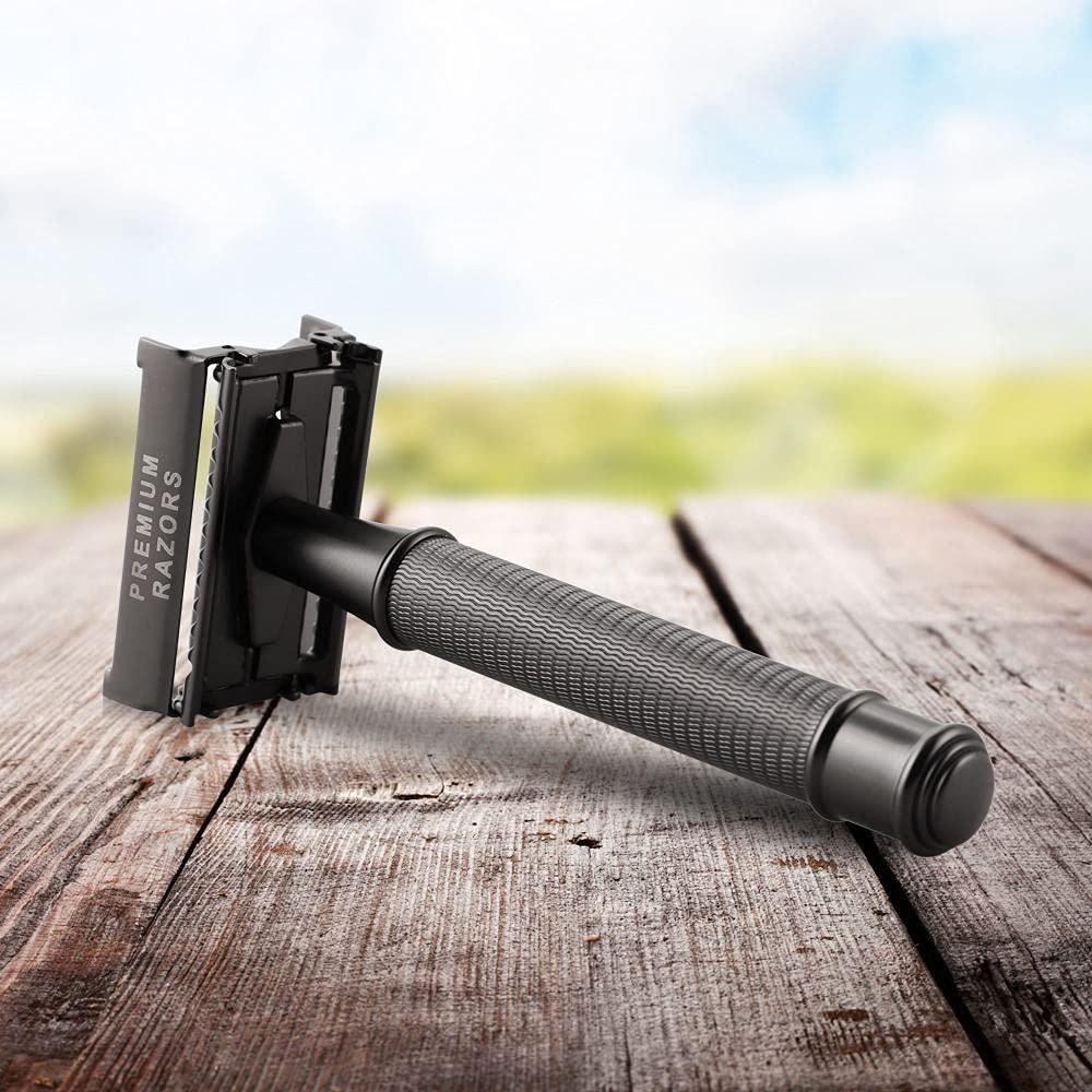 Fac n Vintage Long Handle Double Edge Safety Razor + 50 Platinum ...