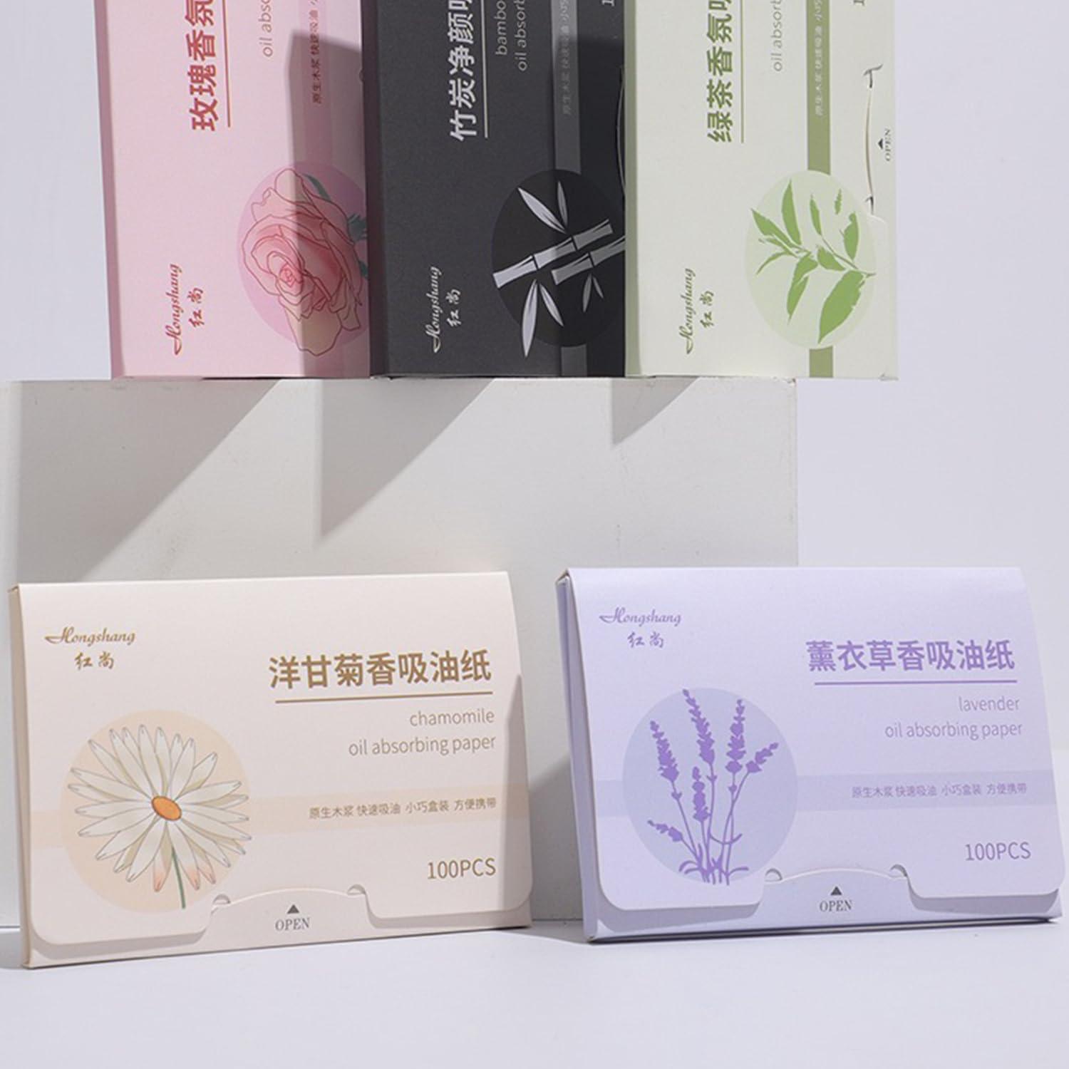 500 Pcs Oil Blotting Sheets for Oily Skin - Oil Control Film with 5 ...