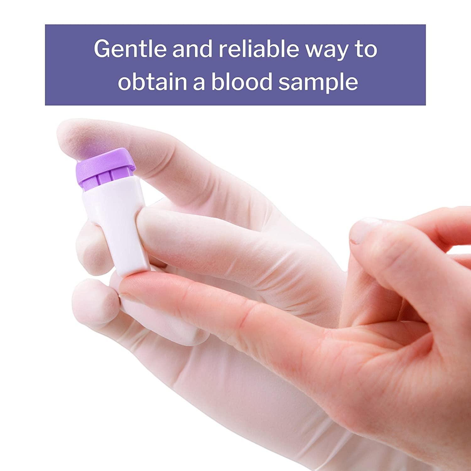 McKesson Safety Lancets 28G Sterile Push-Button Needle 1.5mm - 100 ...