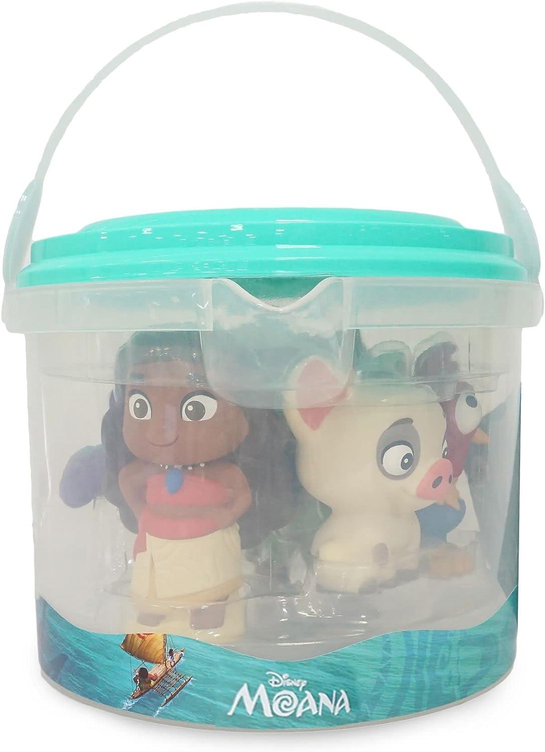 Disney Store Moana Bath Toy Set - 5 Pc. Set with Moana, Maui, Pua, Hei ...