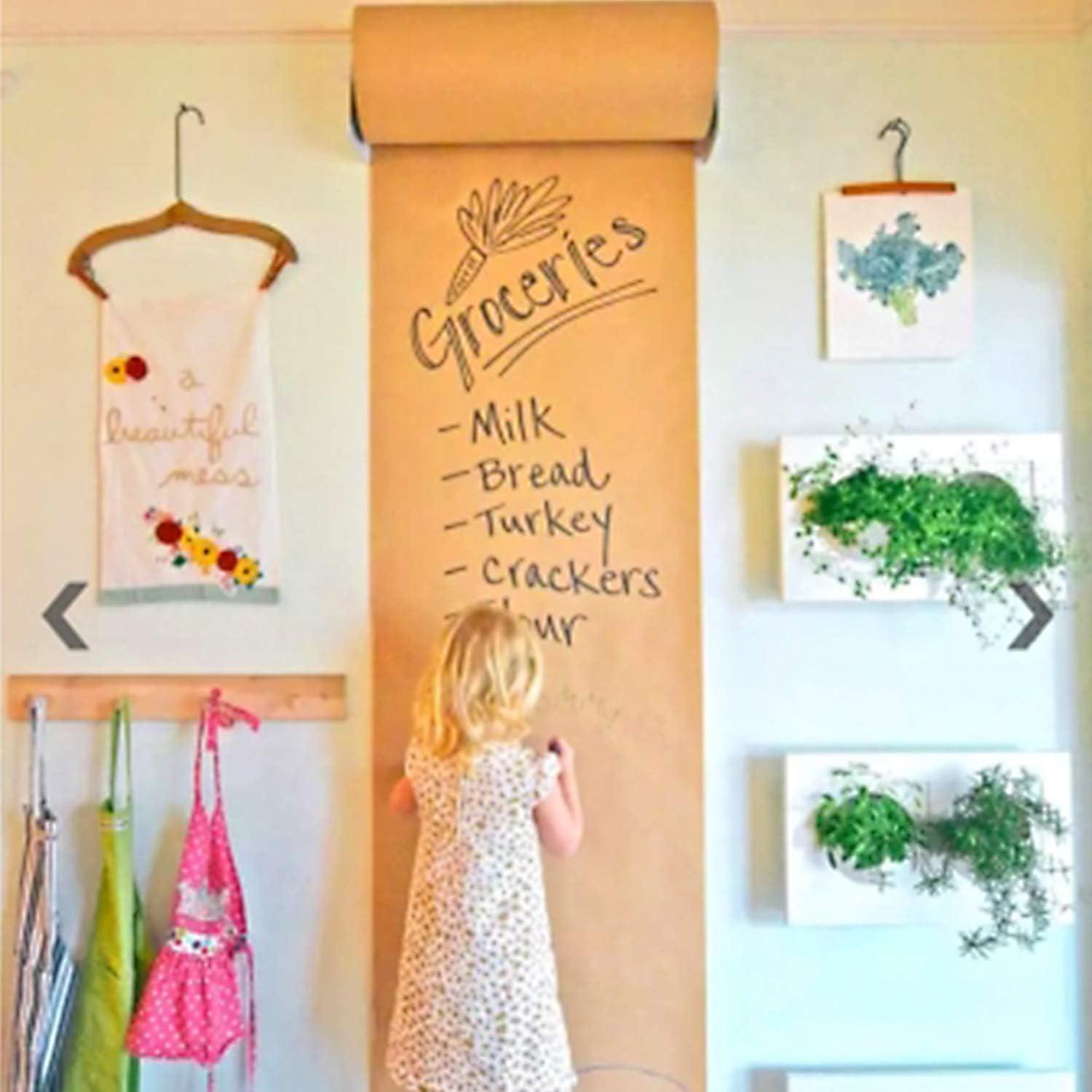 American Made 100% Recycled Brown Kraft Paper Roll 17.50" x 1800" (150 ...