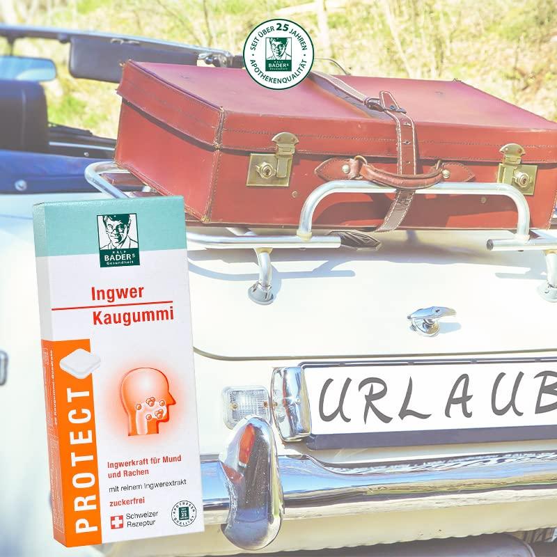 Buy Baders Protect Ginger Chewing Gum Duo - 2x20 Squares | Natural ...