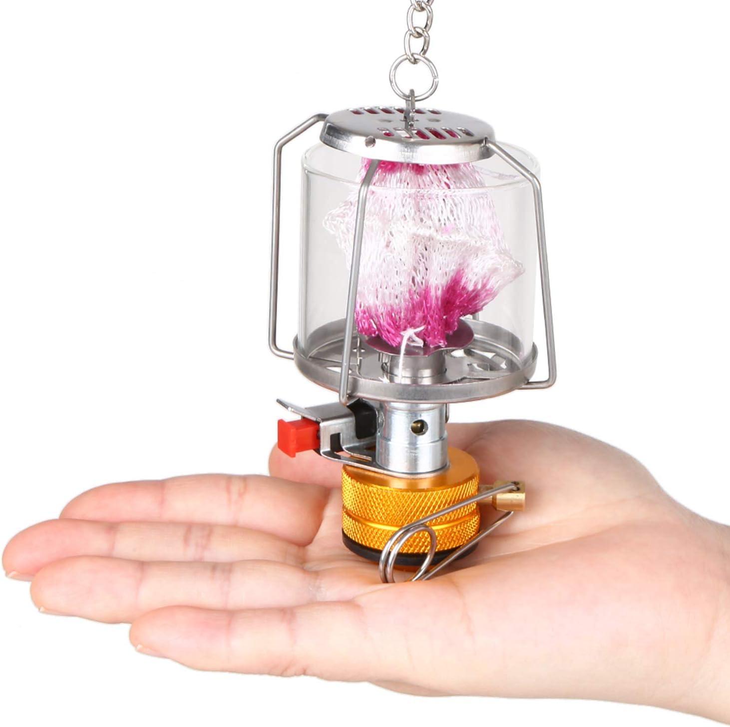 Lixada Portable Camping Gas Lantern with Piezo Ignition - Mini Gas Tent ...