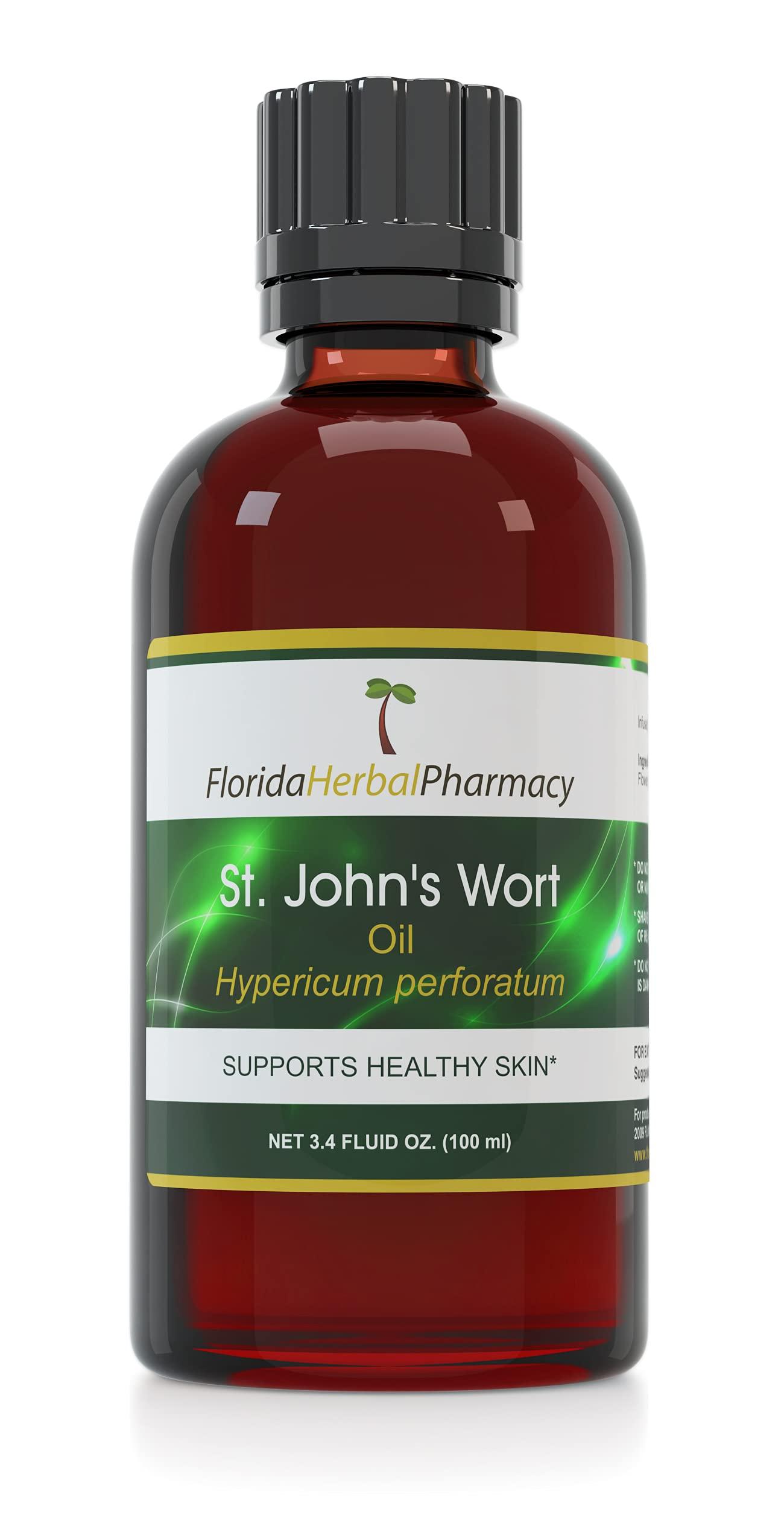 Florida Herbal Pharmacy St. John's Wort Infused Oil 3.4 oz - Natural ...