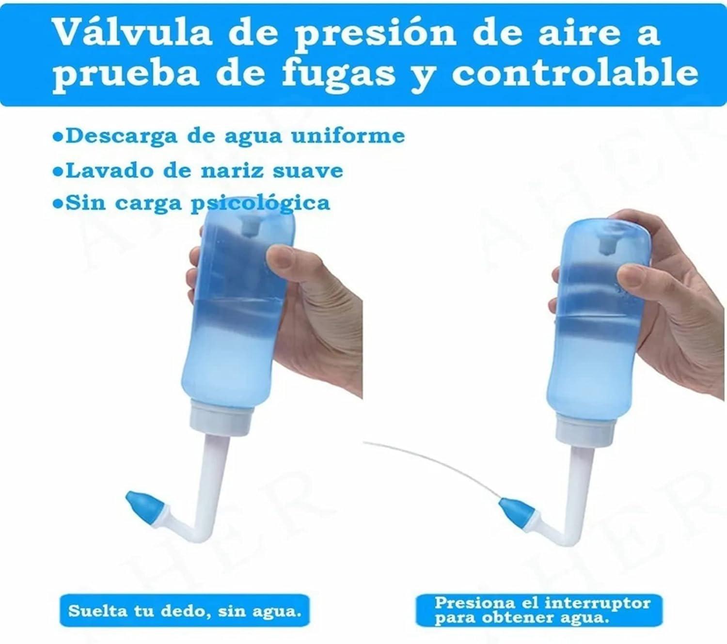 300ml Nose Rinse Bottle Food Nasal Wash Cleaner Nasal Flush Bottle for ...