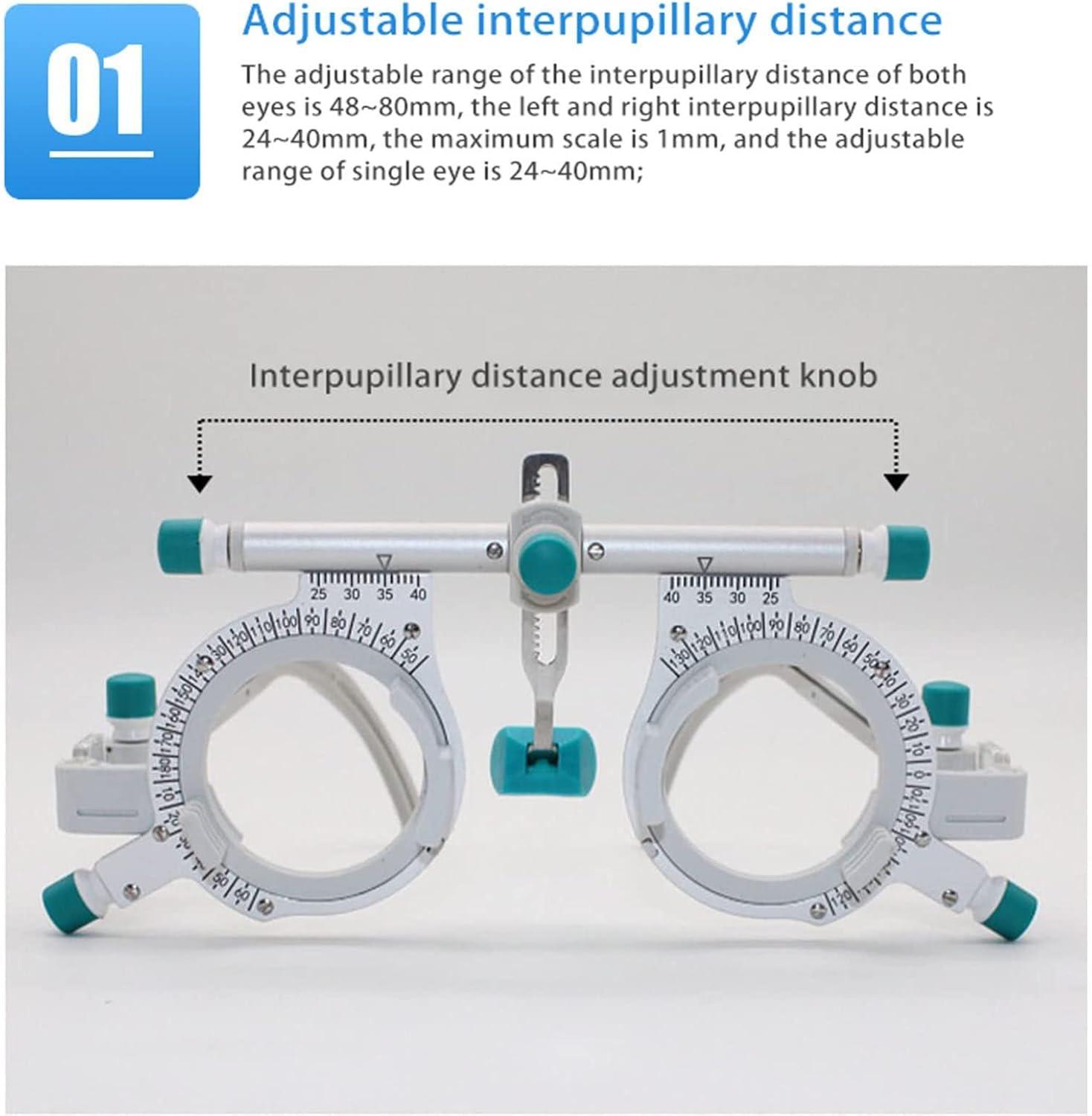 Buy HNCXHX Adjustable Optical Test Lens Frame - Perfect for Eye Exams ...