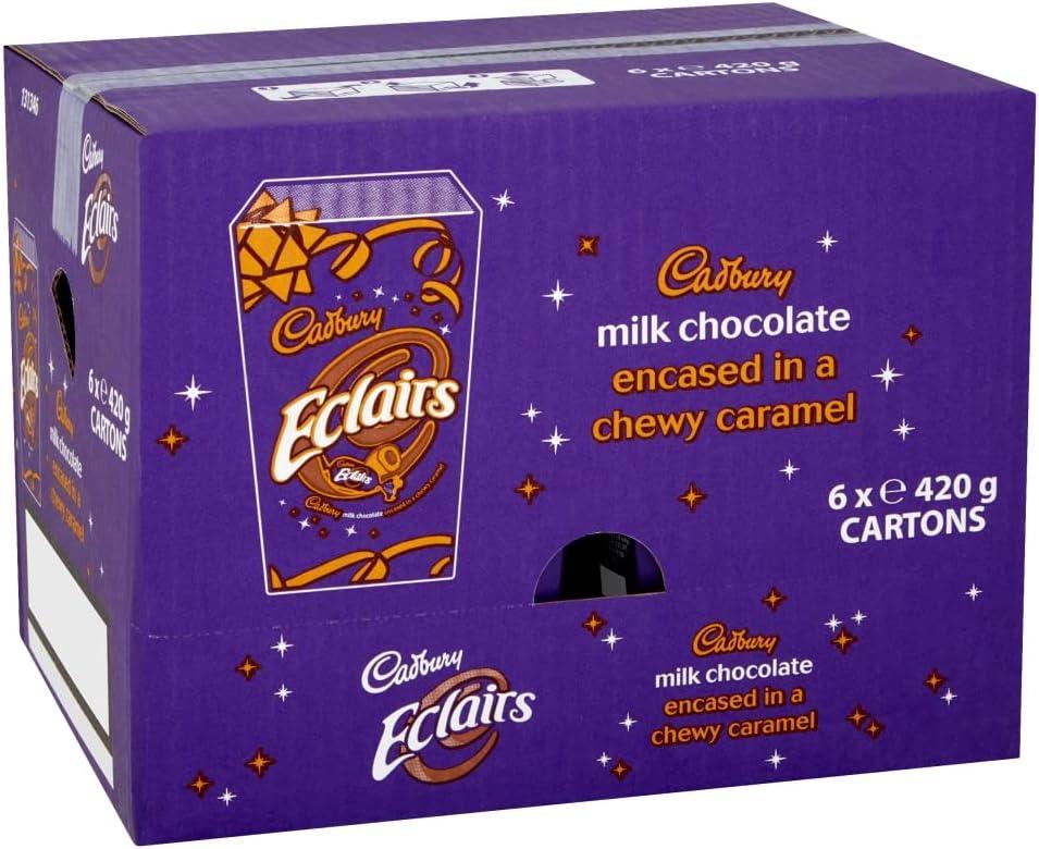 Cadbury Eclairs OFFICIAL Milk Chocolate-Centred Caramel Sweets in ...