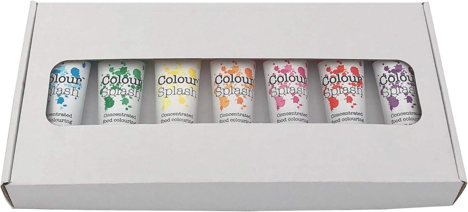 Colour Splash Food Colouring Gel (Rainbow Colours 7 Set) | Buy Now with ...