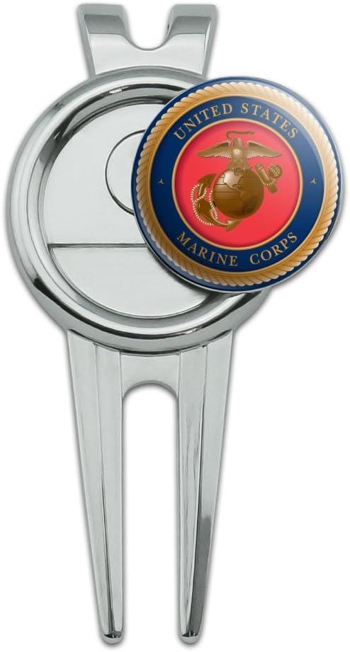 USMC Emblem Golf Divot Repair Tool & Ball Marker | Officially Licensed ...