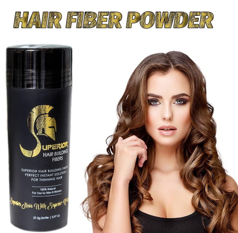 Natural & Undetectable Keratin Hair Fibers - Hair Loss Concealer - 27 ...