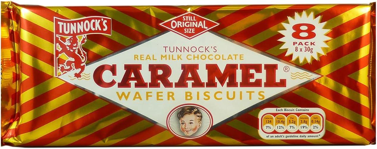 Chocolate Bar Bundle with Tunnocks Milk Chocolate Caramel Wafer 240g (3 ...