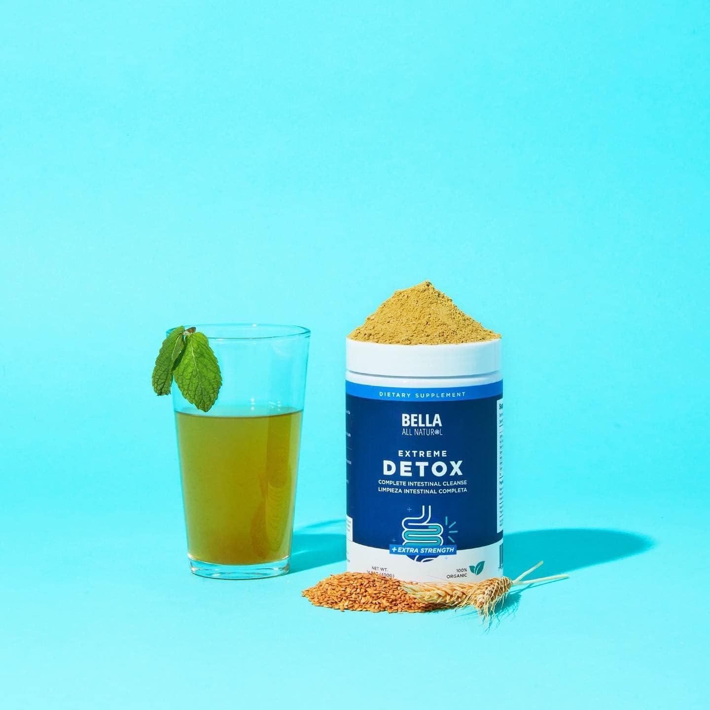 Bella All Natural Extreme Detox Powder - Unflavored | Organic Cleanse ...