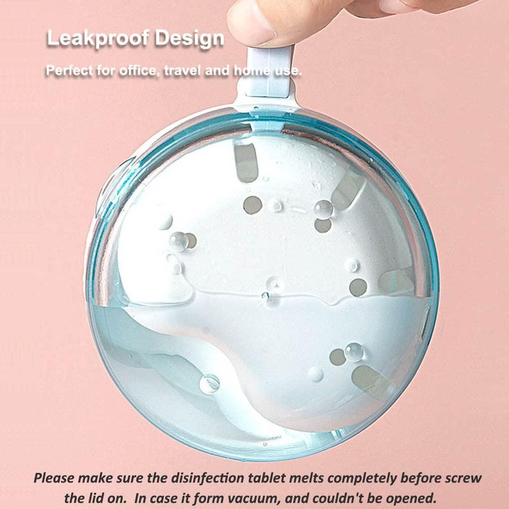 Anbbas Leakproof Denture Cleaning Kit with Cup, Basket, and Brush ...