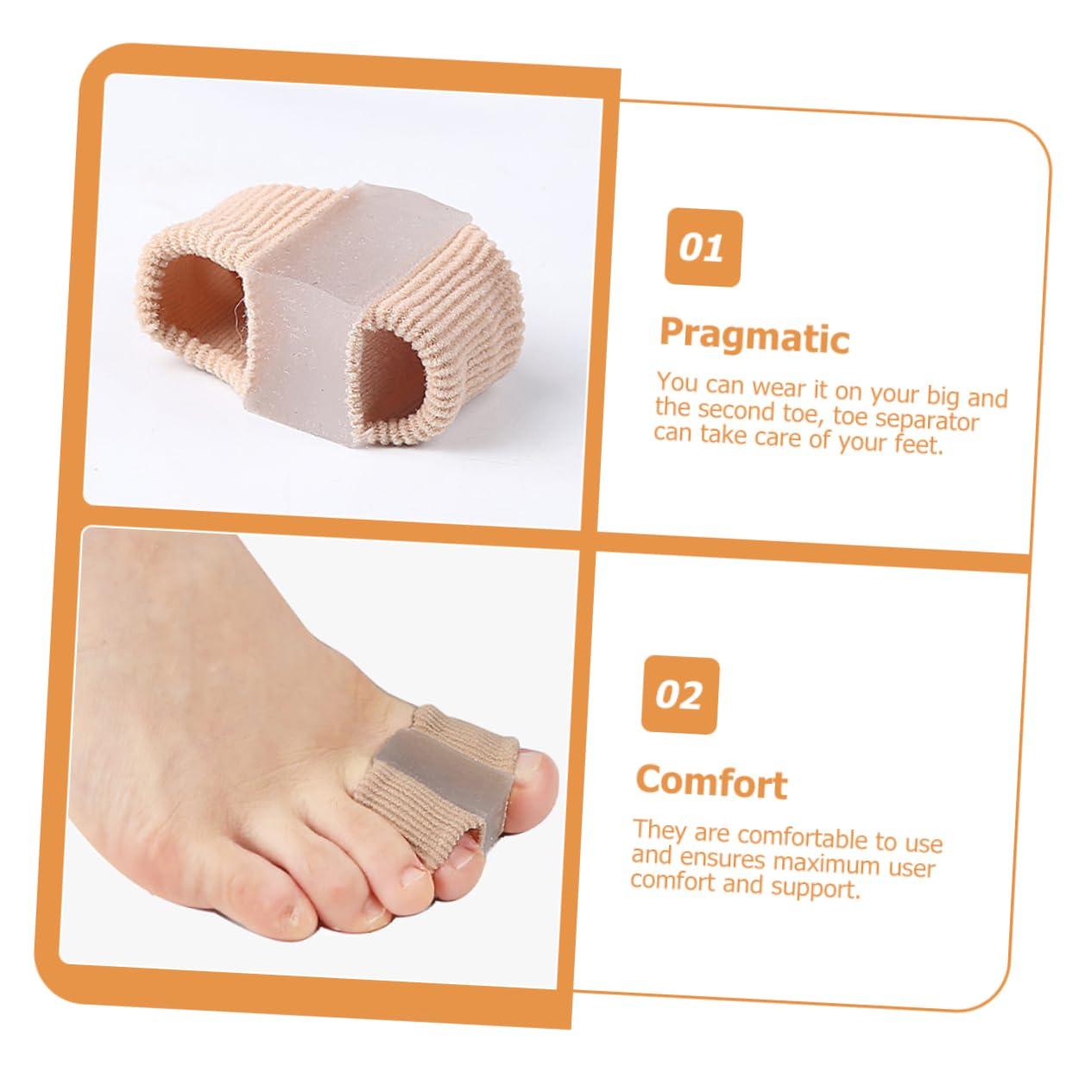 Cabilock Toe Separator Brace Set - Bunion Straightener & Spacer (4pcs ...