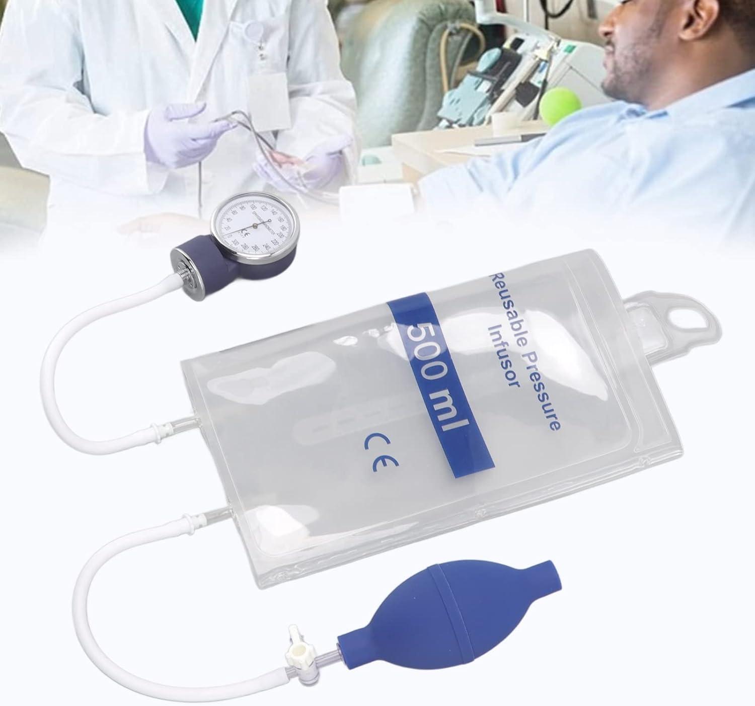 500ml Fluid Infusion Bag Quick Infusion TPU Fluid Infusion Bag Transparent for ICU for Disaster ...