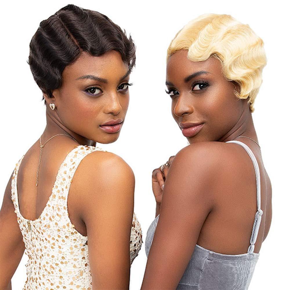 Janet Collection 100% Human Remy Hair Mommy Parting Wig (1B) - Premium ...