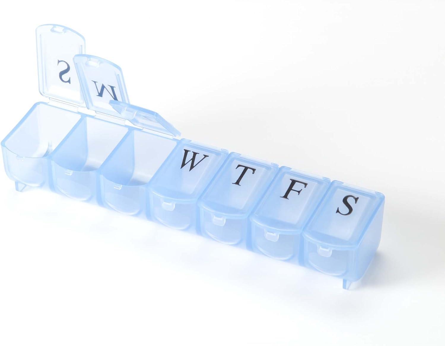 Apex 7-Day Pill Organizer | Ultra Bubble-Lok for Easy Medication ...