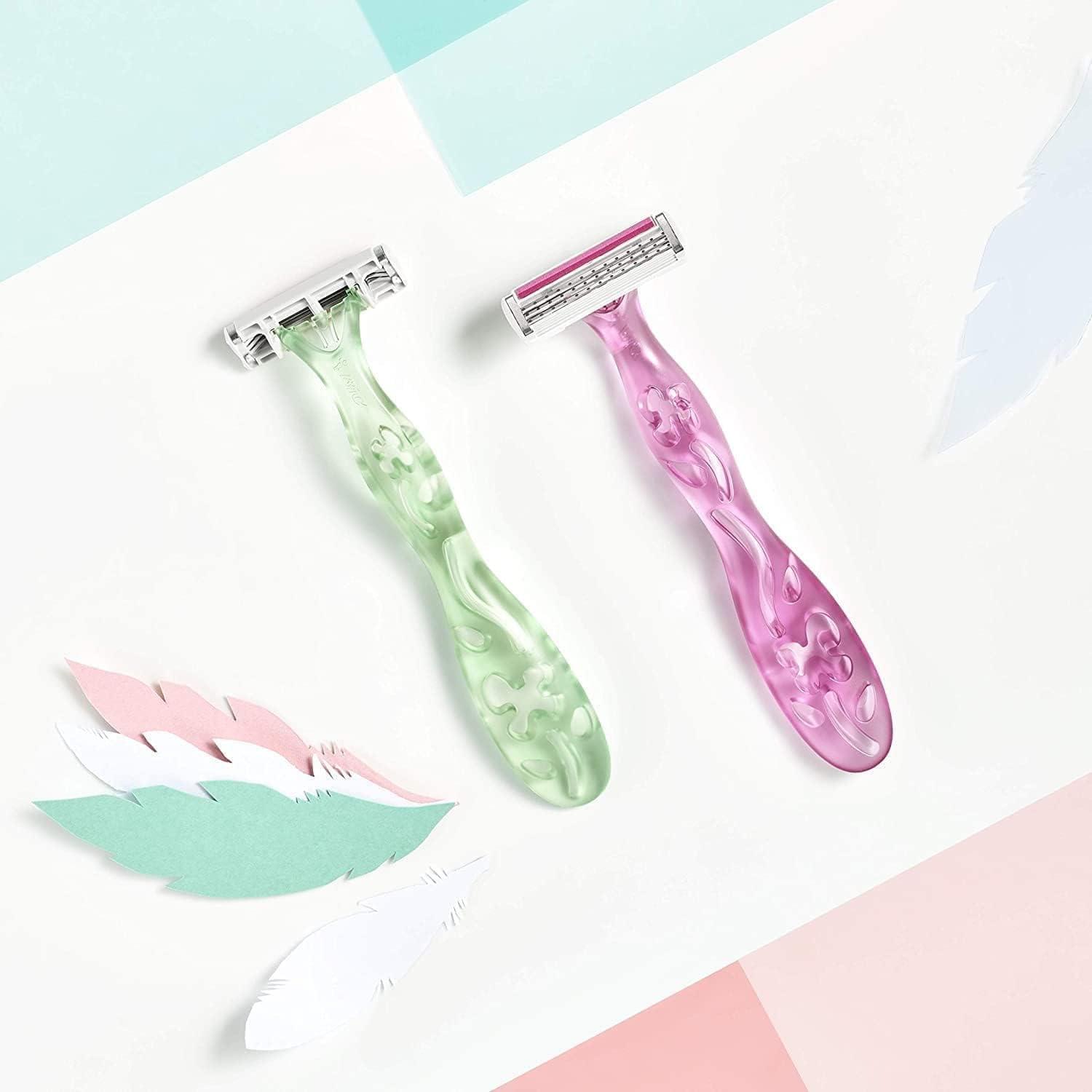 Bic Miss Soleil Sensitive Razor for Women - 10 Pack Disposable Razors ...