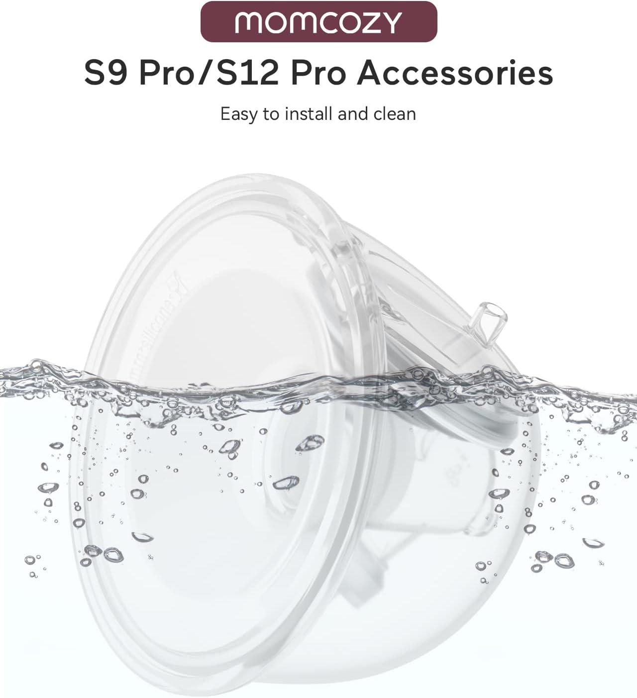 Momcozy Full Set Collector Cup for Momcozy S9 Pro/S12 Pro NOT for S9/S12. Original S9 Pro/S12 ...