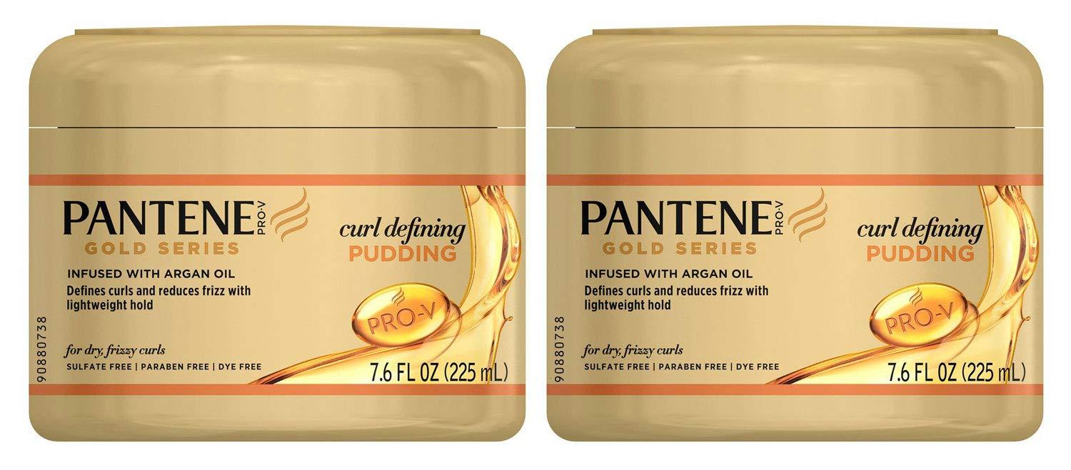 Pantene Gold Series Curl Defining Pudding 7.6oz Jar (225ml) - 2 Pack ...
