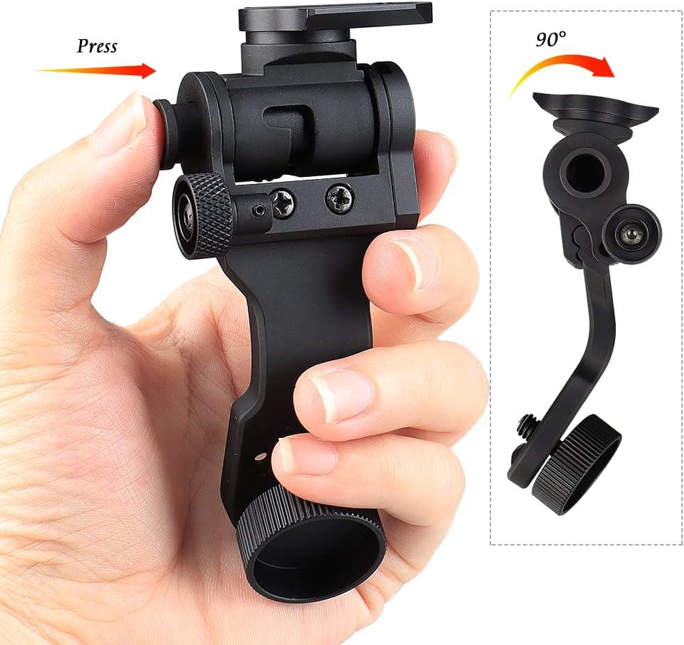 E.T Dragon Night Vision Goggles NVG Mount | PVS 14 J Arm Metal Helmet ...