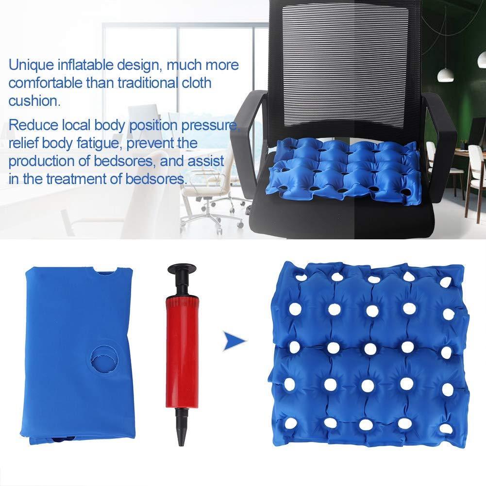 Inflatable Seat Cushion Hip Support Prevent Decubitus Wheelchair Chair ...