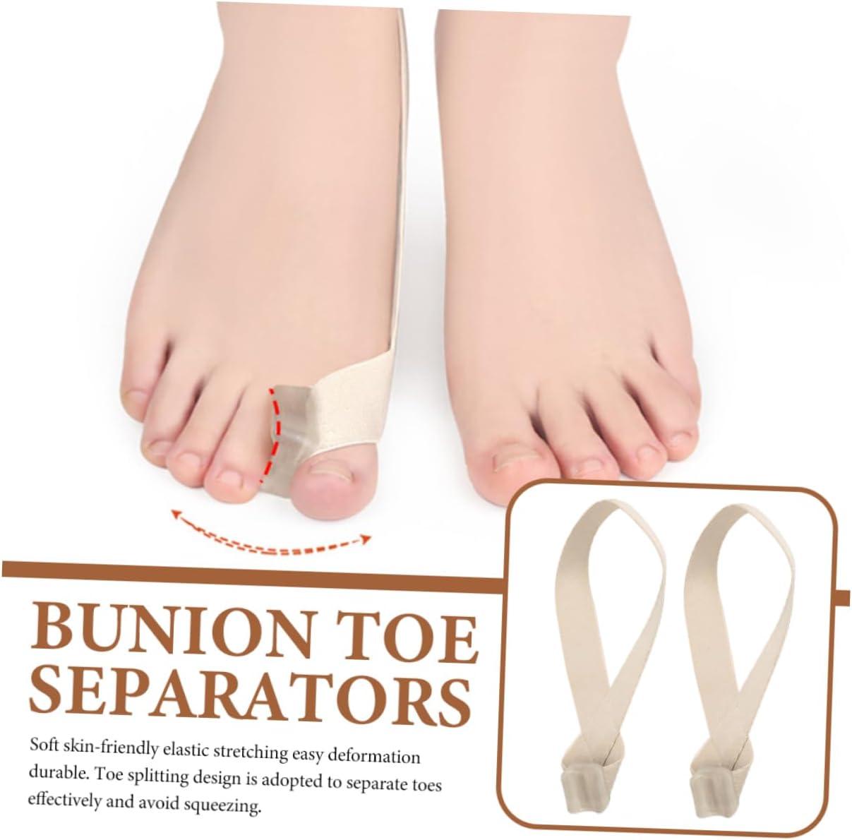 FRCOLOR 2pcs Men's Toe Separator Orthotic Inserts - Orthopedic Bunion ...