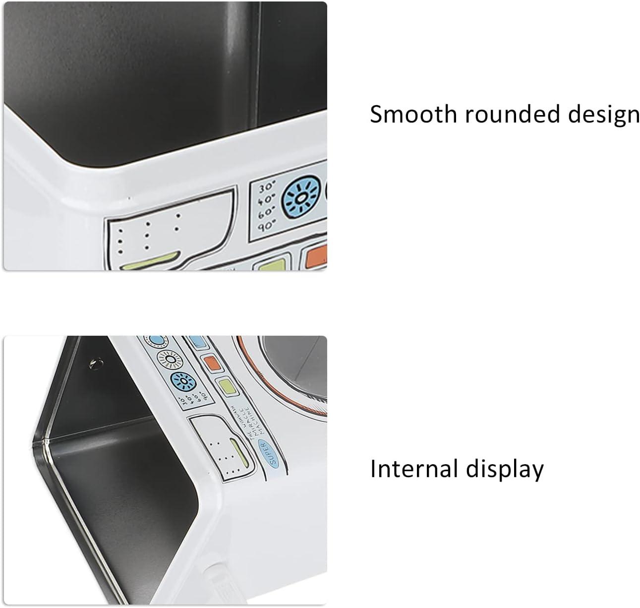 Laundry Powder Box Tin Blue Decor Display Washing Machine Shape ...