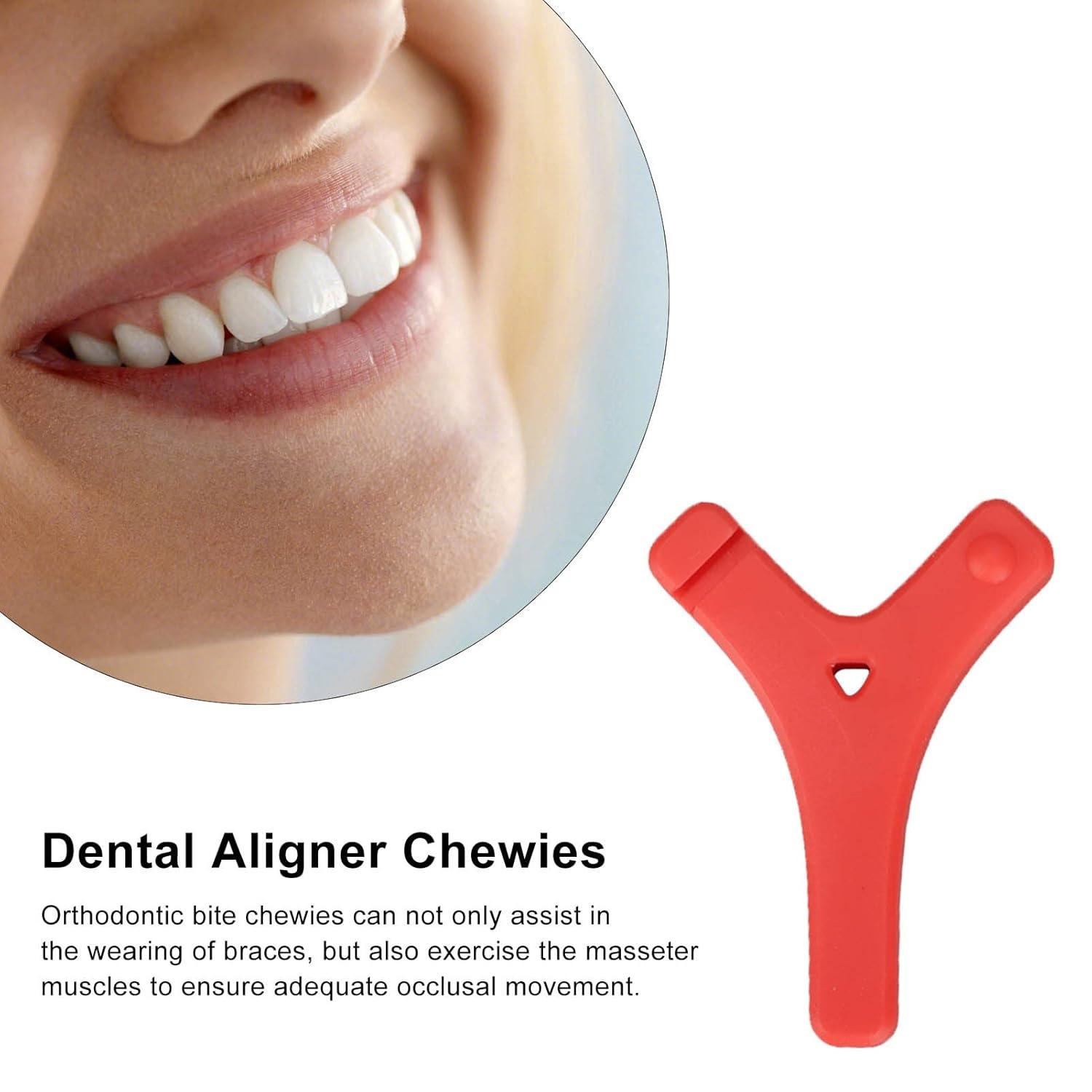 Orthodontic Bite Chewing Gum - Y-Shaped Gum for Facial Alignment | Red ...