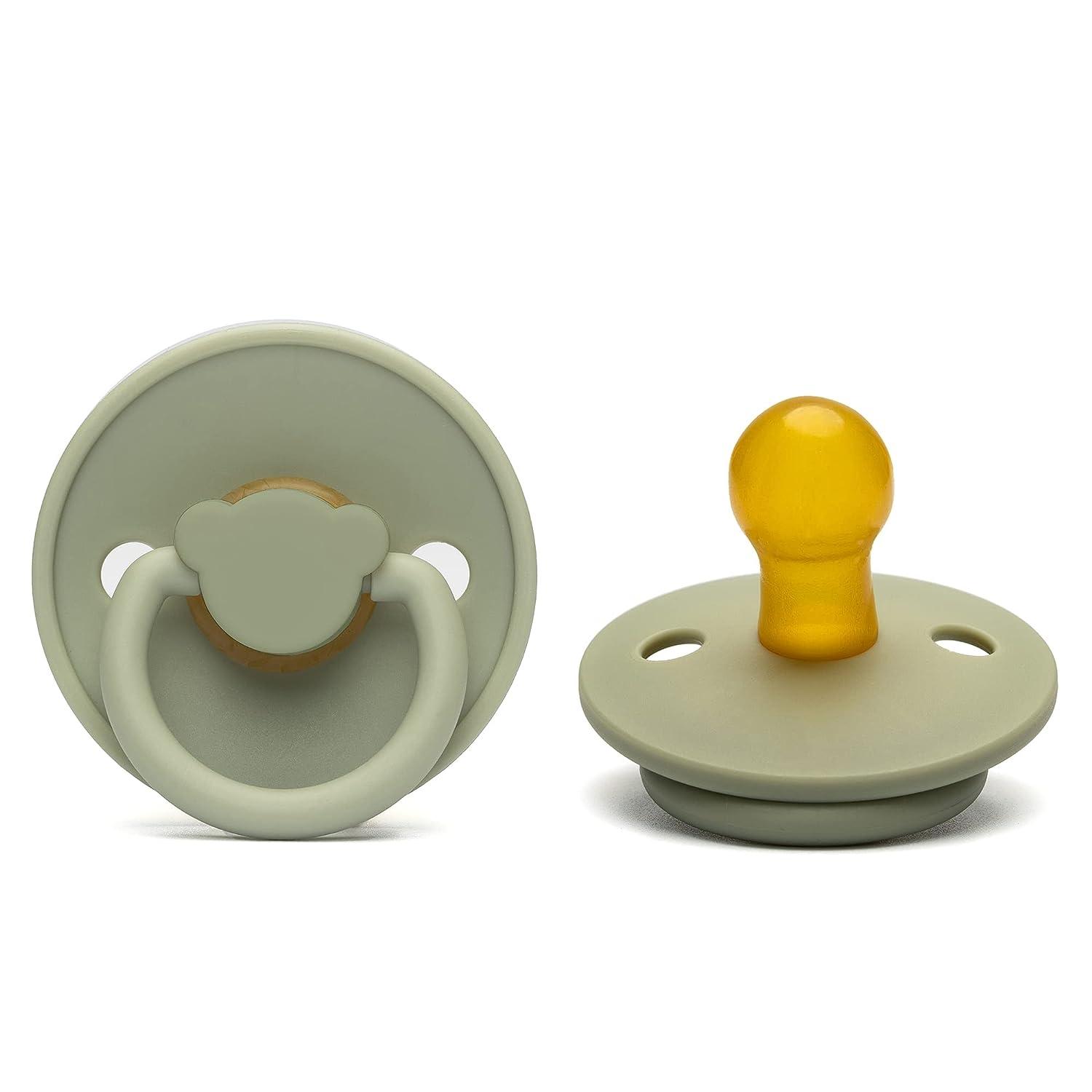 Erduo Baby Pacifier Teddy Bear | Orthodontic Soothie Teething Pacifier ...