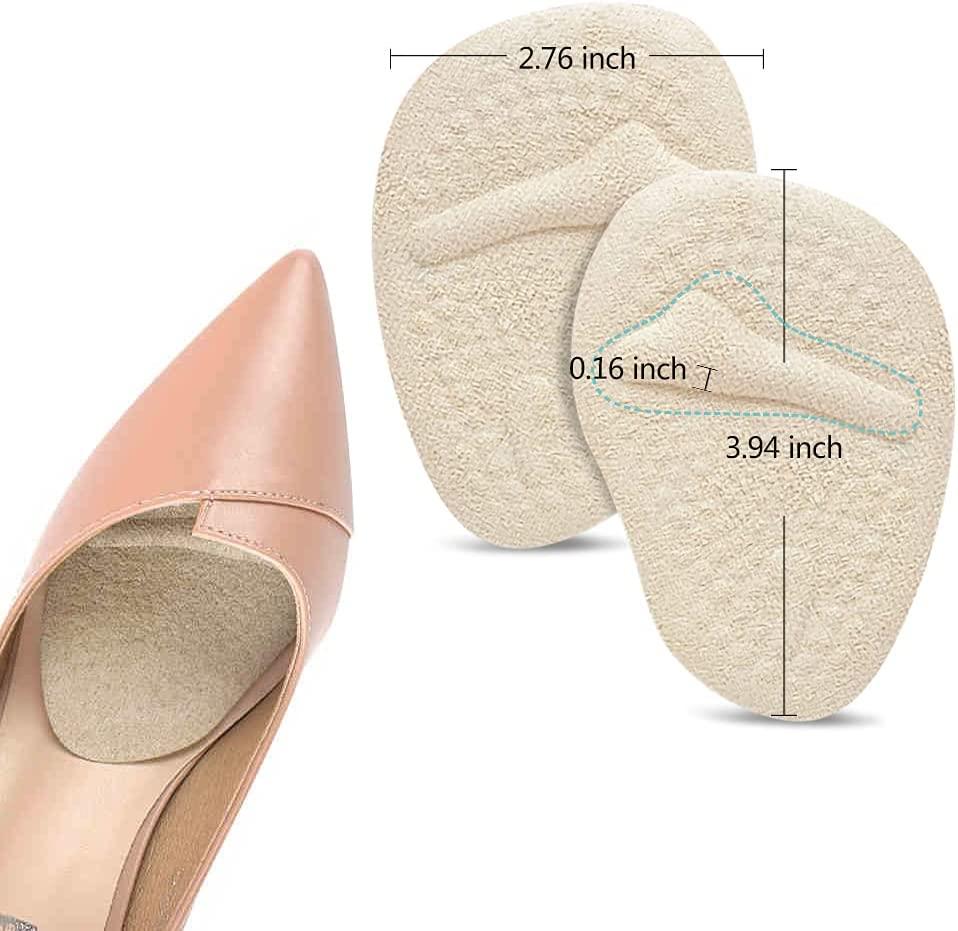 Metatarsal Pads - 12 pcs Soft Forefoot Inserts for High Heels - Shoe ...