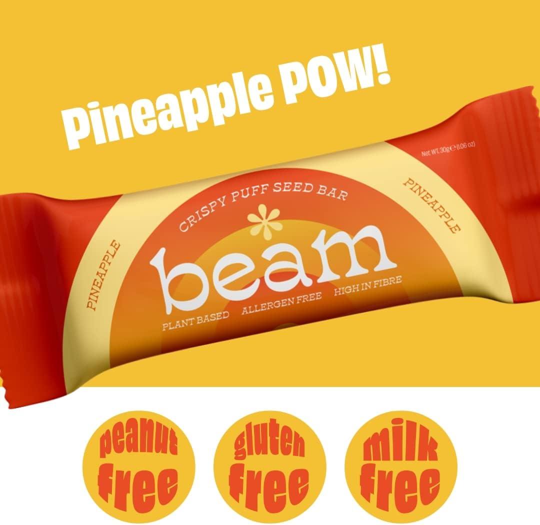 Beam Pineapple Crispy Seed Bar | Nut-Free, Gluten-Free, Dairy-Free ...