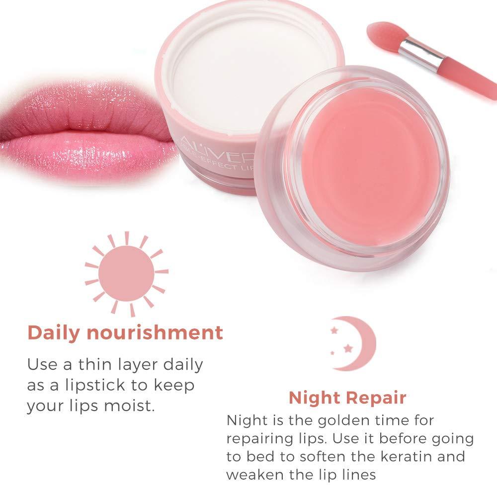 Lip Sleeping Mask & Scrub Exfoliator - Overnight Treatment for Dry ...