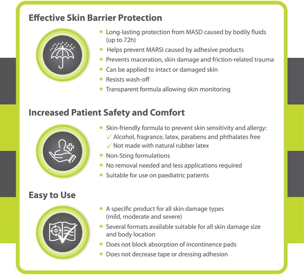 Medi Derma-S Barrier Cream 90g Tube - Gentle Protection for Intact Skin - Ideal for Incontinence ...