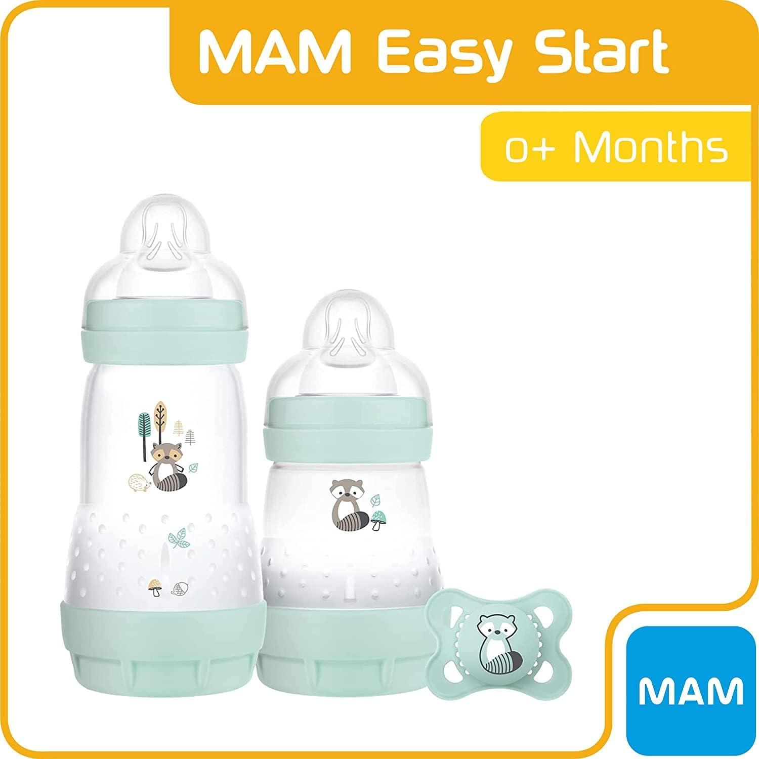 MAM Easy Start Colours of Nature Anti Colic Starter Set (Racoon) Sage ...