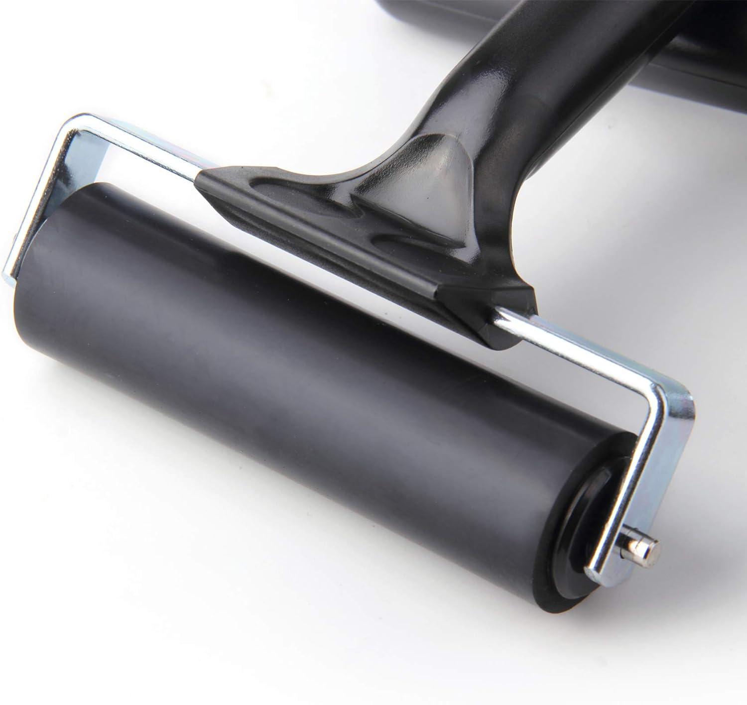 sansheng Rubber Roller 4 Inch Brayer Roller Hand Roller Tool Used for ...