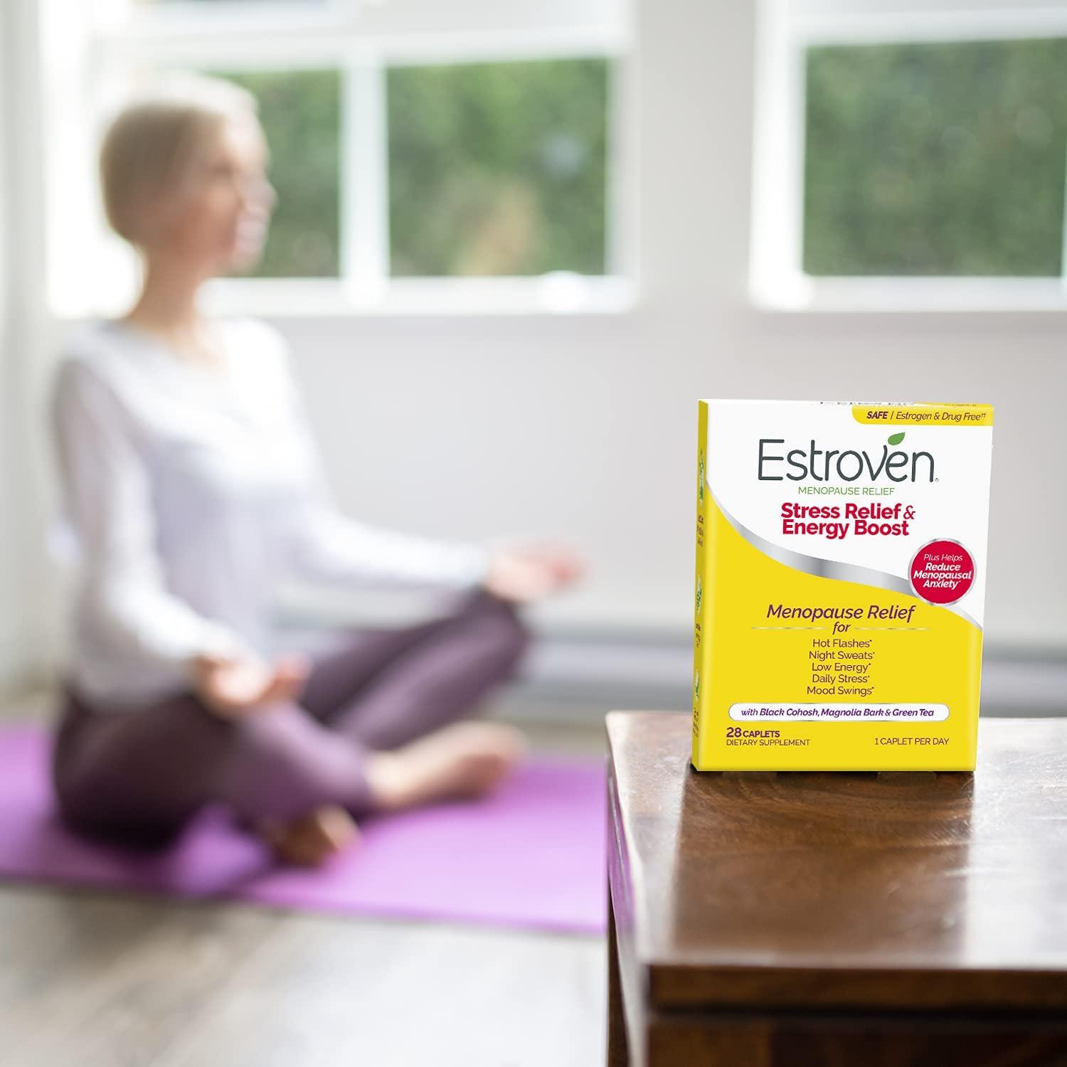 Estroven Maximum Strength Menopause Relief + Energy | 28 Once Daily ...