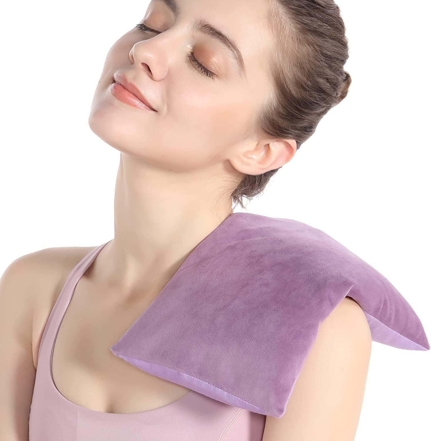 SuzziPad Microwavable Heating Pad 7x12 - Washable Cover, Reusable Heat ...