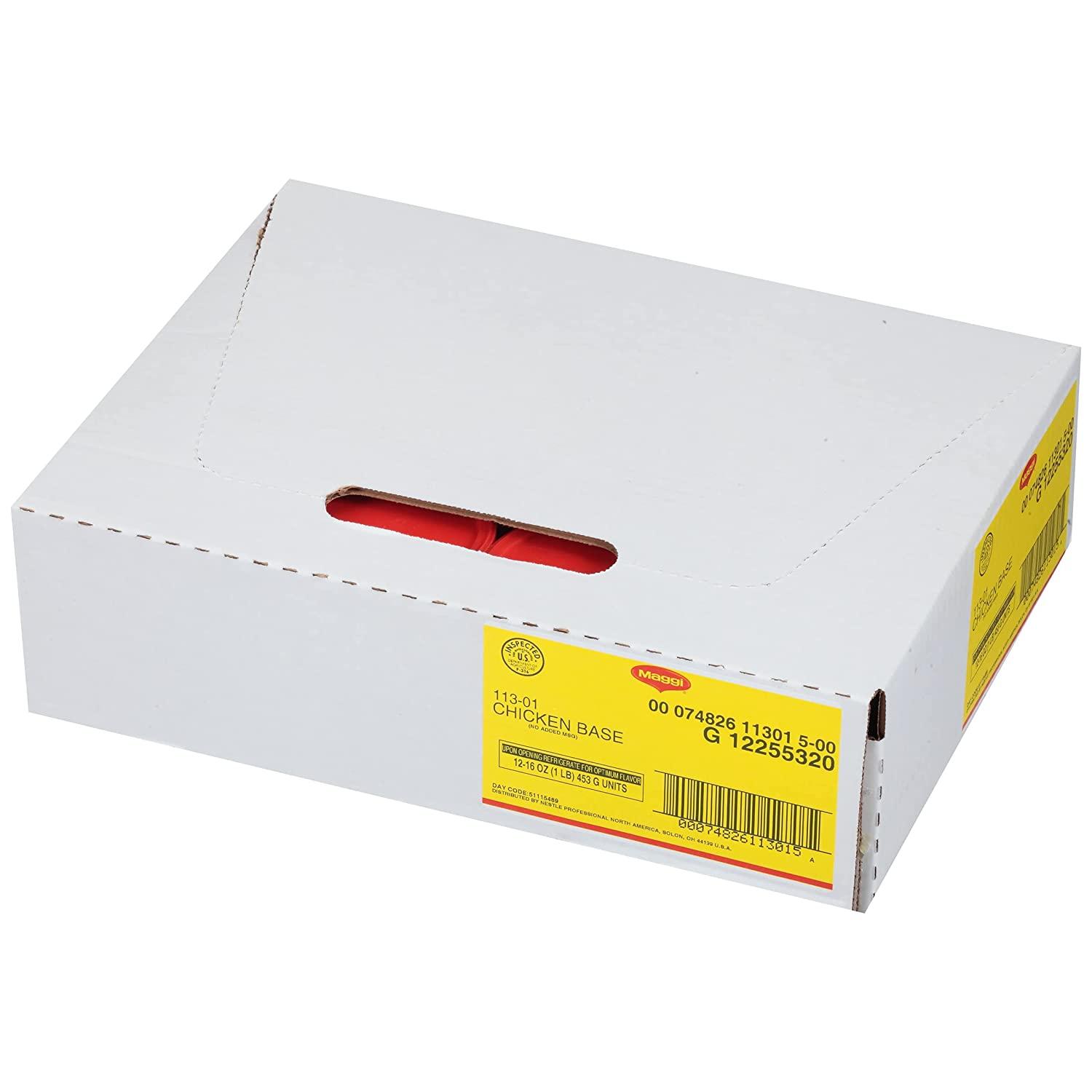 Maggi Chicken Base Stock and Bouillon - Gluten Free, No MSG, Bulk 1 lb ...