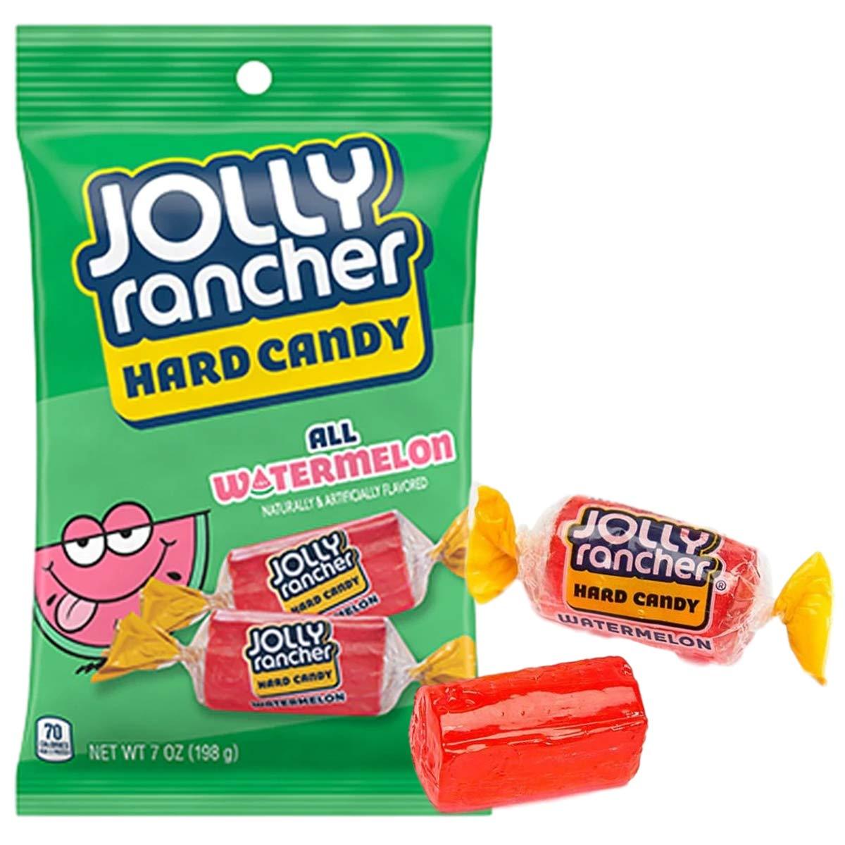 Jolly Rancher All Watermelon Hard Candy 7 oz - Pack of 1 | Delicious ...