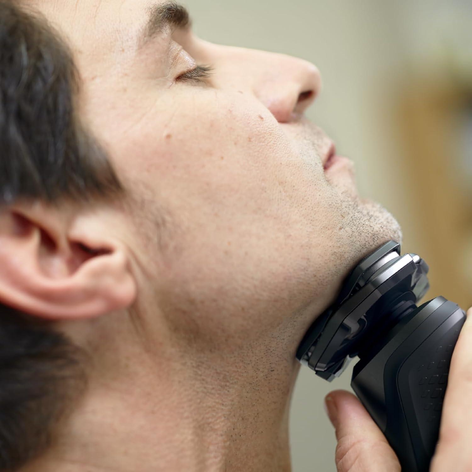 Philips S5585/30 Series 5000 Men's Electric Shaver - Blue | Dry & Wet ...