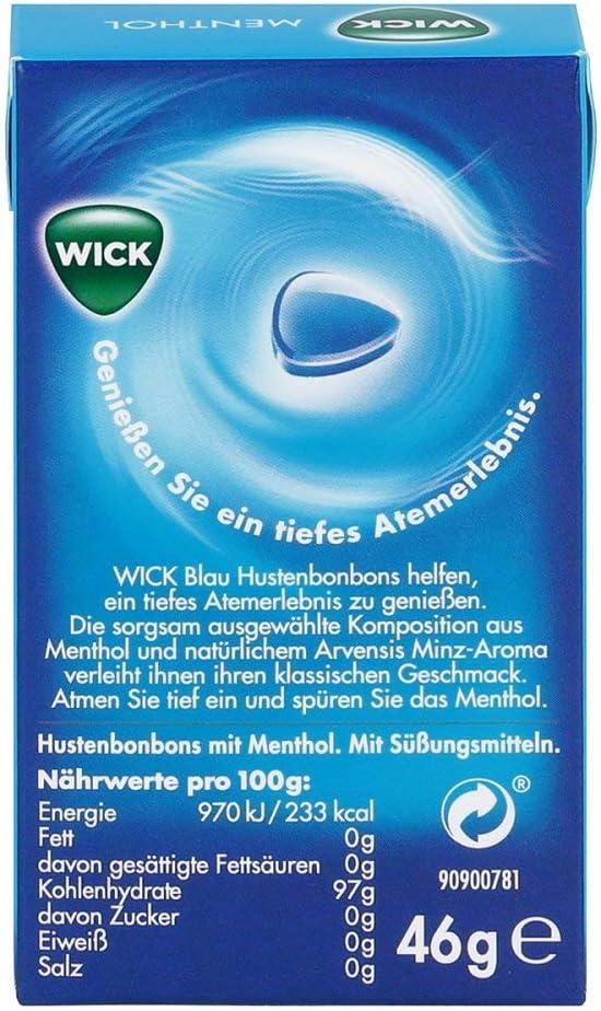 Wick Blue Menthol Candy - Sugar-Free Refreshing Treats | International ...
