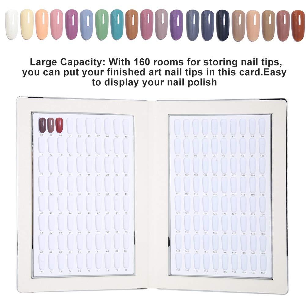 Nail Display Book - Multipurpose Nail Polish & Gel Color Chart for Easy ...