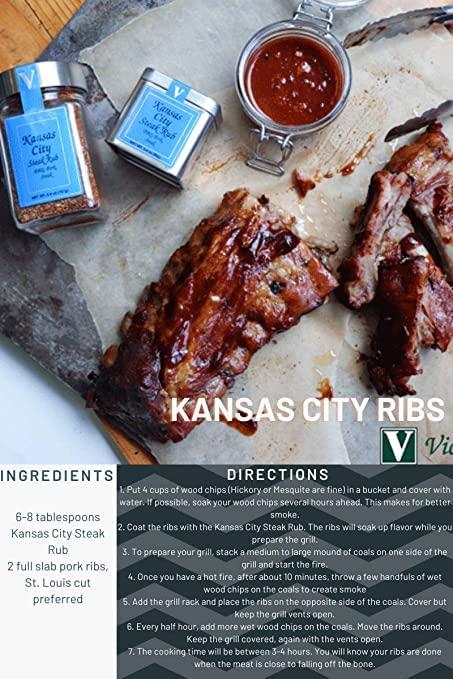 VICTORIA TAYLORS Kansas City Steak Rub - Premium Seasoning for Perfect Grilling | Buy Now with ...