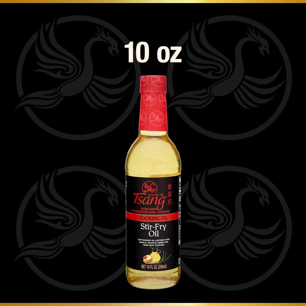 HOUSE OF TSANG Stir Fry Oil 10oz (Pack of 6) - Premium Asian Cooking ...