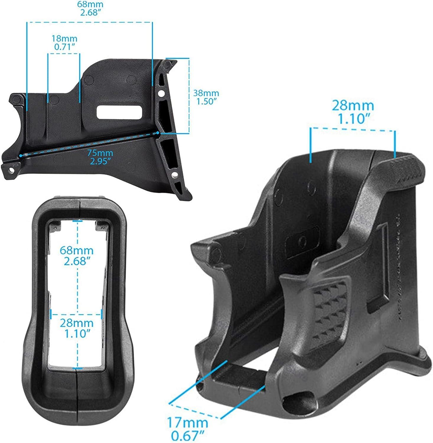 Tactical Covert HexGrip Sleeve - Mag Graffitiable GVNGrip - Black | Buy ...